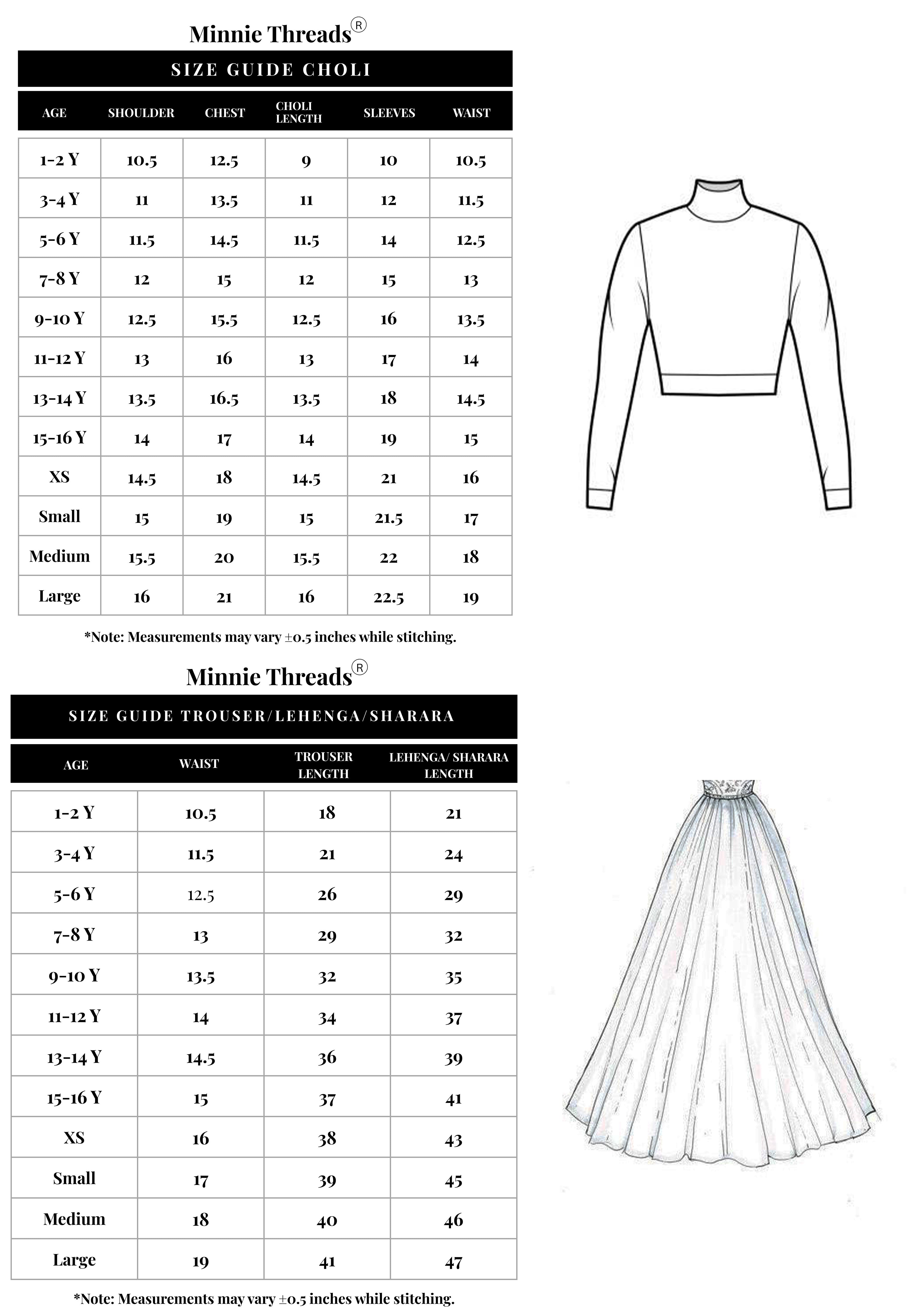 Midhat Lehenga Choli – Minnie Threads